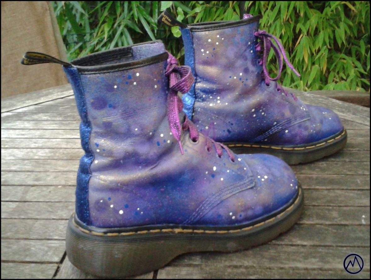 Dr. Martens custom painted by Myrdin > Eighth pair. | Planet M.